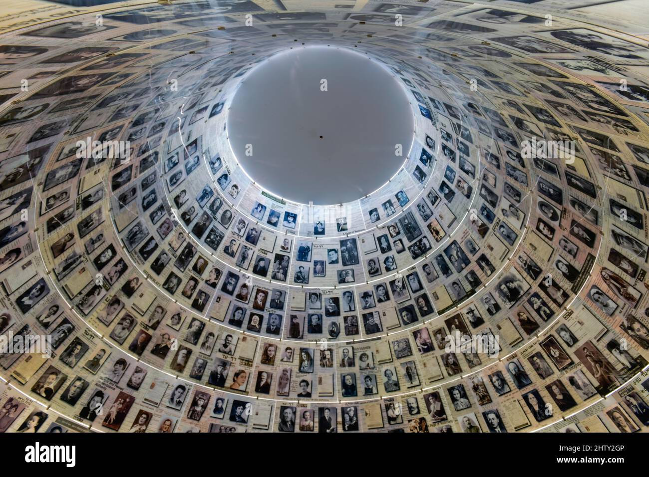 Hall of Names, Yad Vashem Holocaust Memorial, Jerusalem, Israel Stock ...