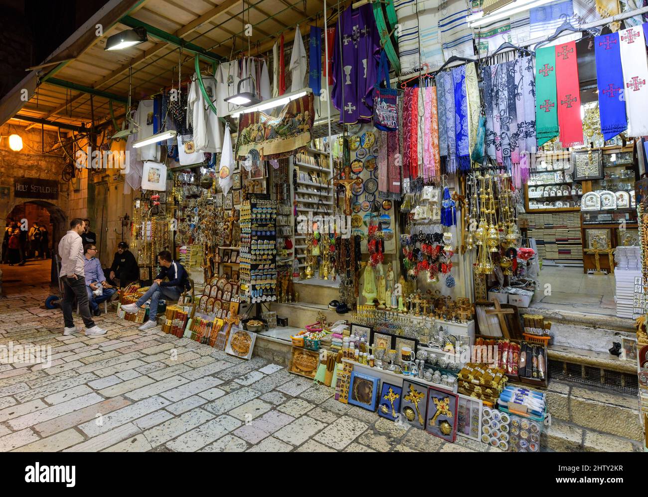 Souvenir Shop, Bazaar, Old City, Jerusalem, Israel Stock Photo - Alamy