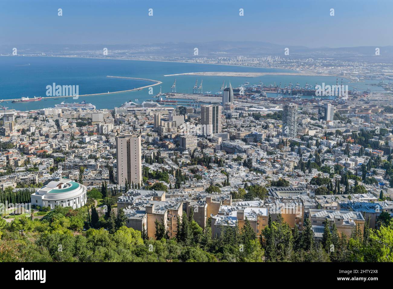 Cityscape, Panorama, Haifa, Israel Stock Photo - Alamy