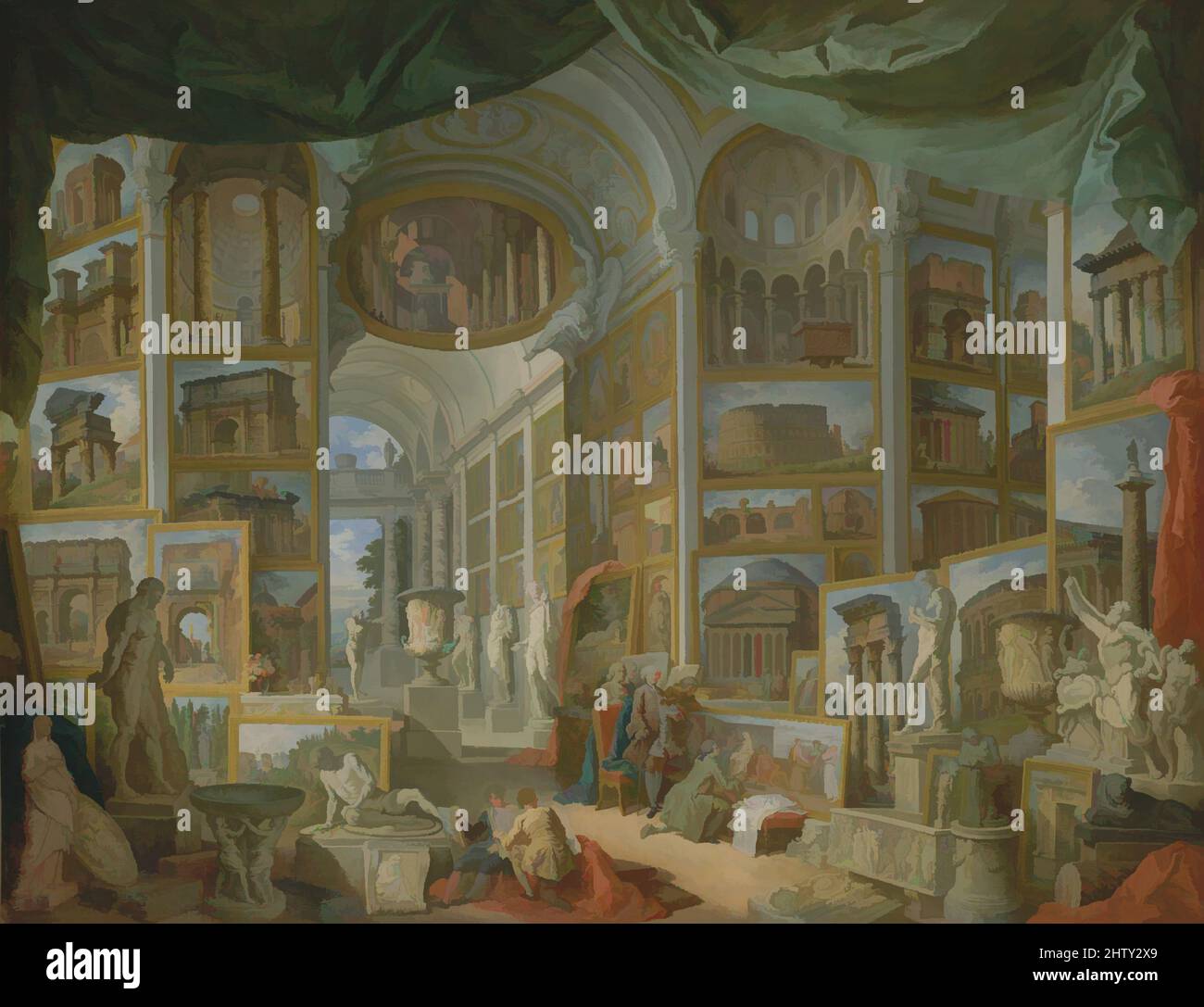 Art inspired by Ancient Rome, 1757, Oil on canvas, 67 3/4 x 90 1/2 in ...