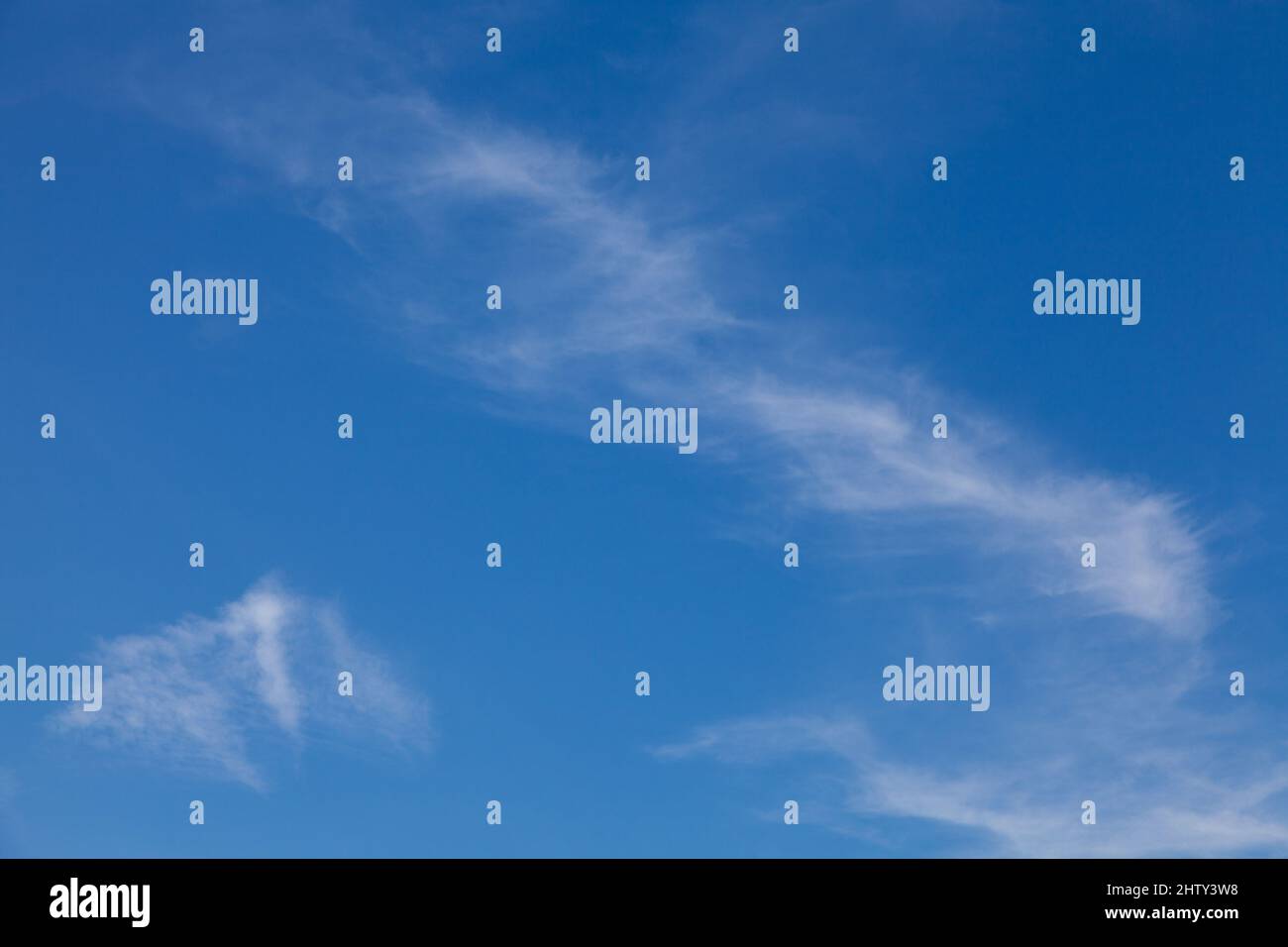 Blue Sky White Clouds Sunny Winter Day Background Texture Stock Photo ...