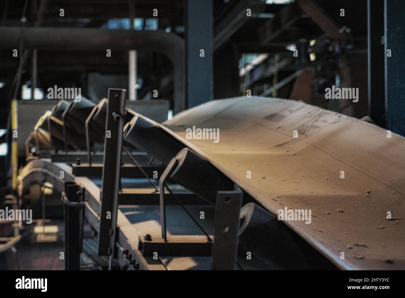 Conveyor belt, Zollverein Colliery, Essen, North Rhine-Westphalia, Germany Stock Photo - Alamy