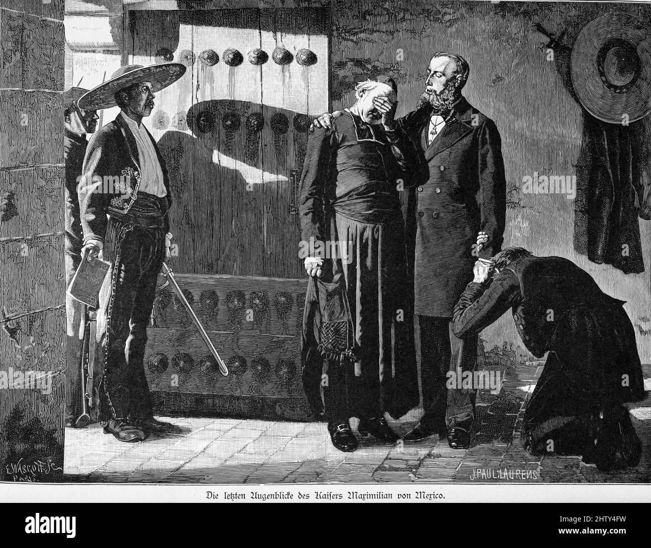 Last moment of Archduke Ferdinand Maximilian I, Austria, conquest ...