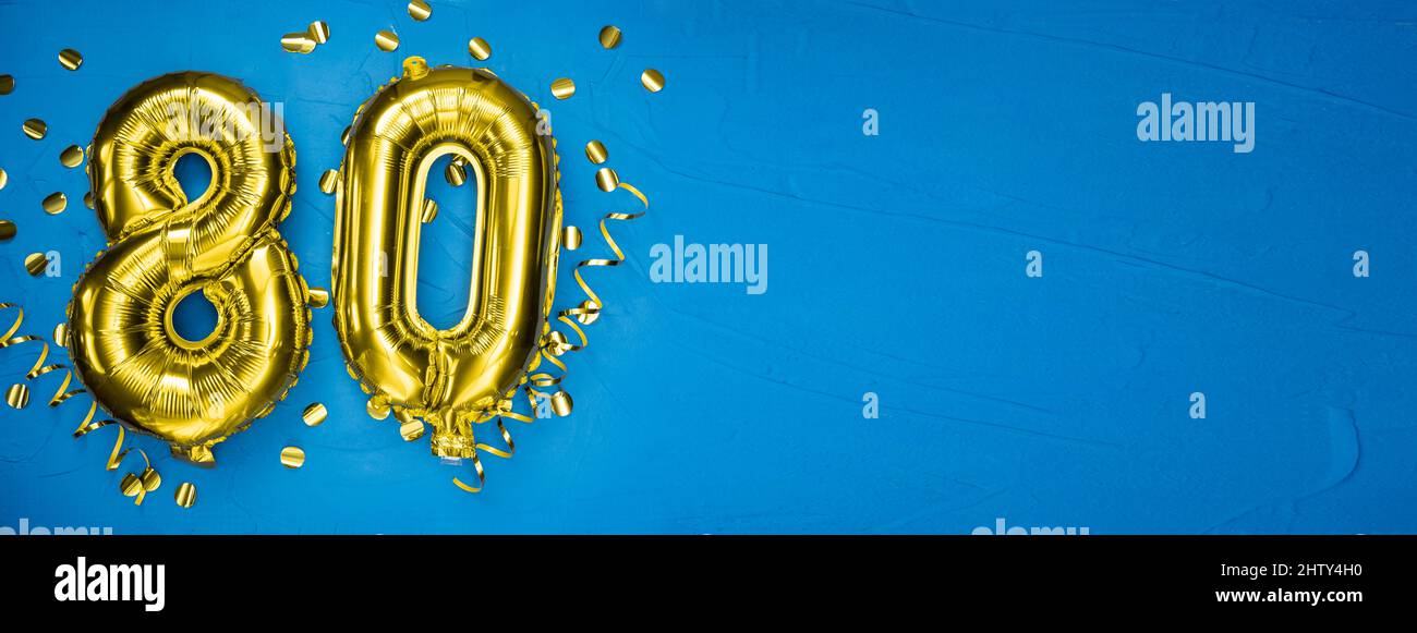 80th birthday invitation hi-res stock photography and images - Alamy