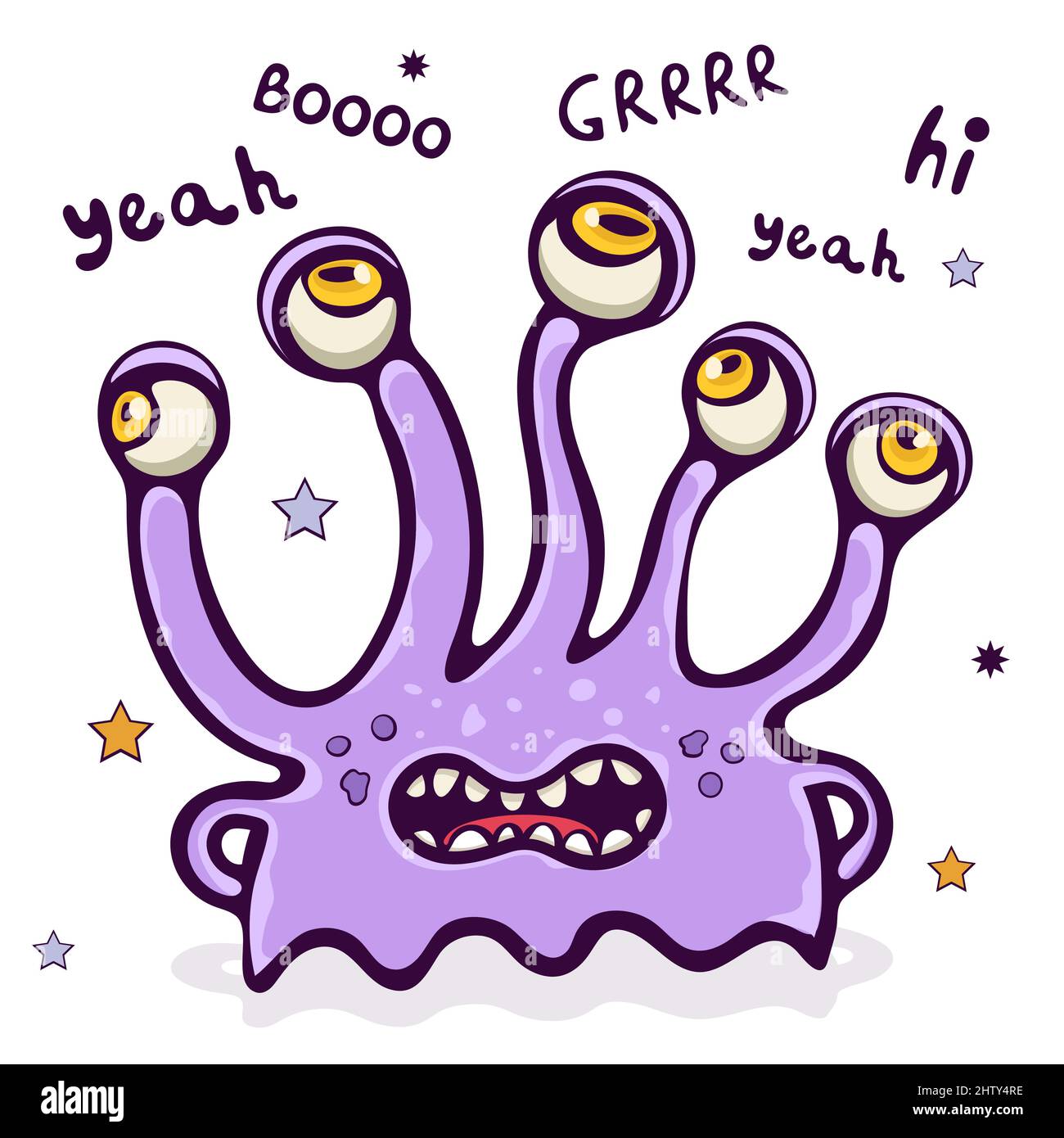 Many headed monster Stock Vector Images - Alamy