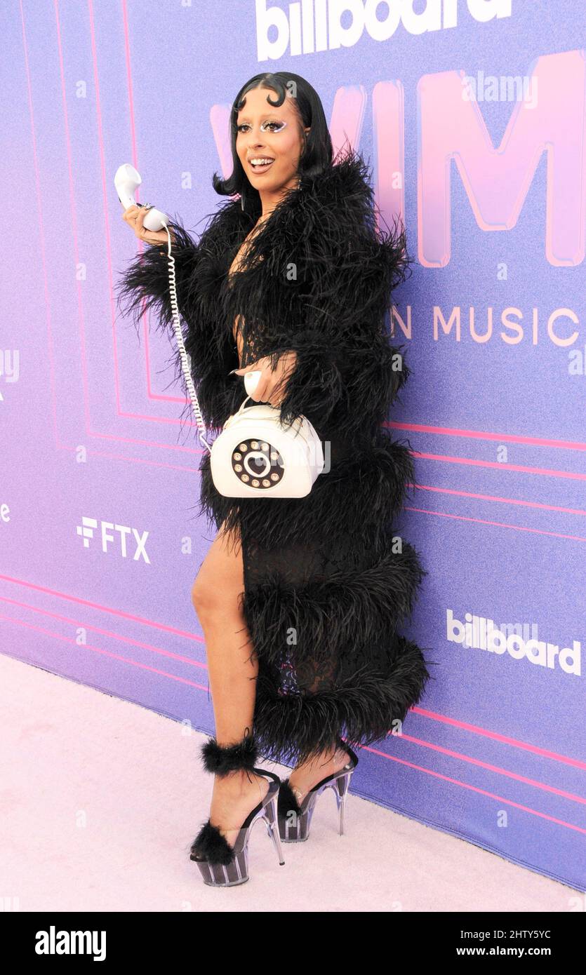 Los Angeles, CA. 2nd Mar, 2022. Laya at arrivals for Billboard Women in ...