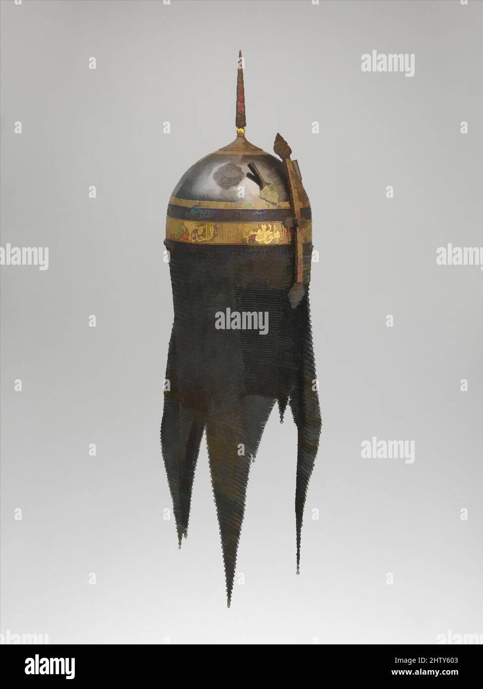 Art inspired by Helmet with Talismanic Inscriptions, 18th century, Made ...
