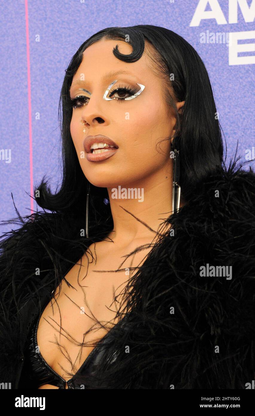 Los Angeles, CA. 2nd Mar, 2022. Laya at arrivals for Billboard Women in ...