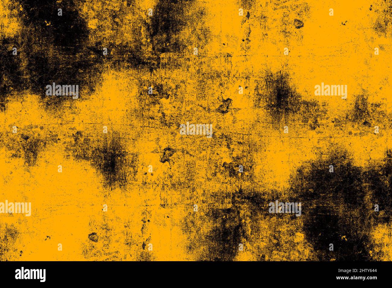 Black grunge textured yellow color abandoned old metal sheet for ...