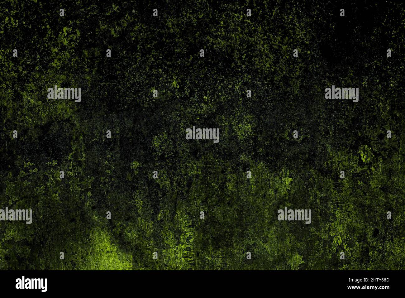 Dark green color rough surface of abandoned old cement plaster wall for ...