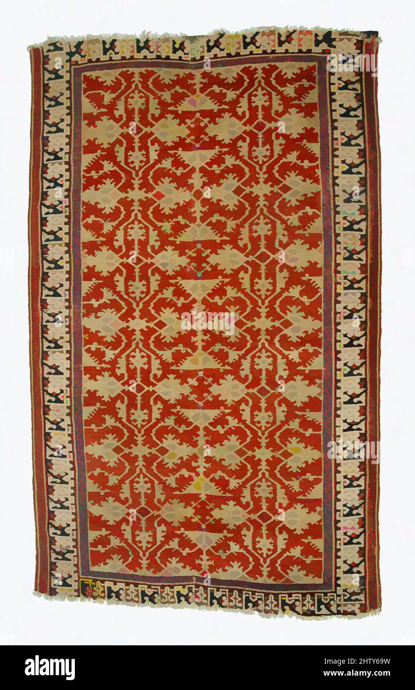 Art inspired by Lotto' Carpet, 16th century, Attributed to Turkey, Wool ...