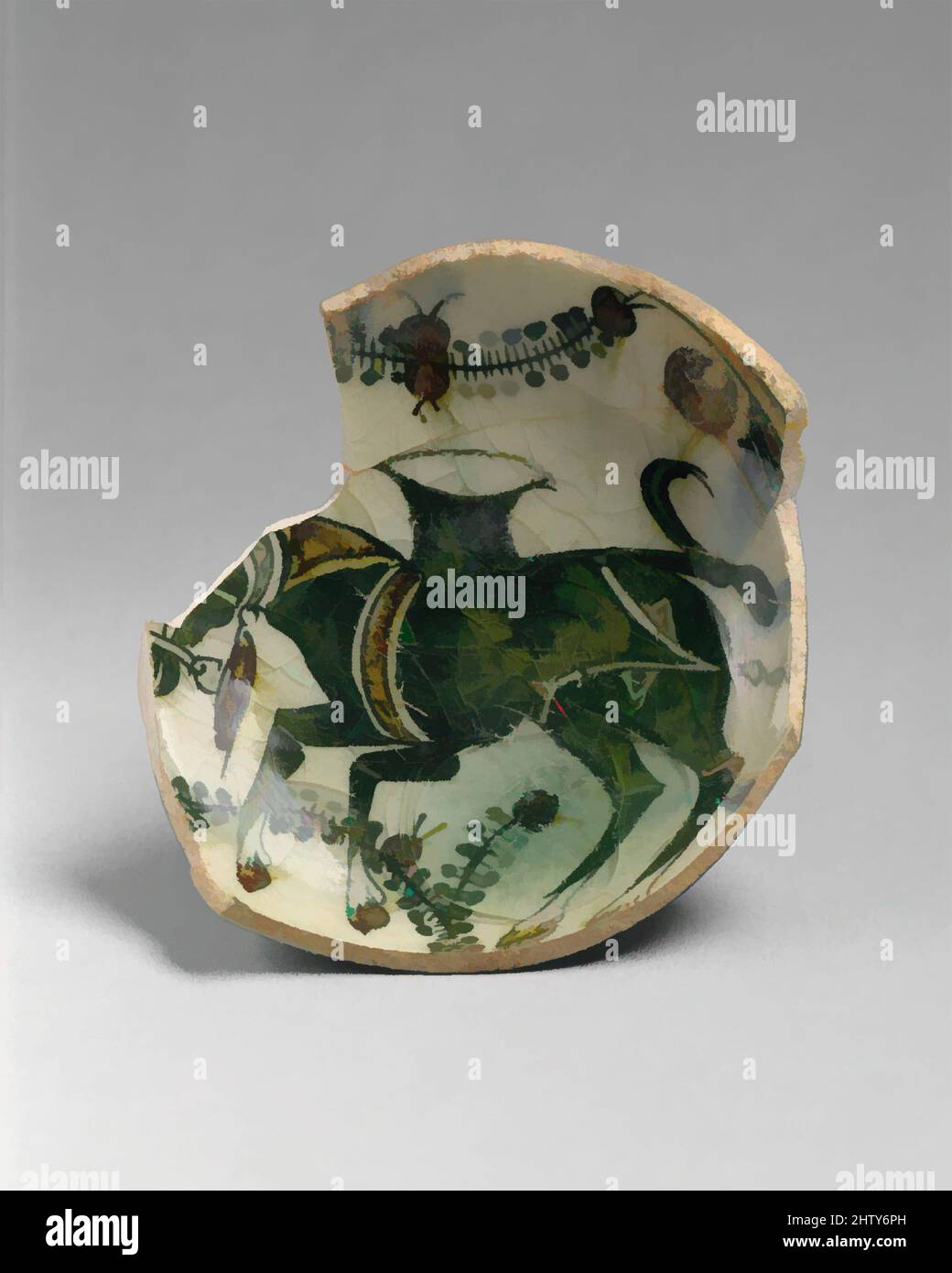 Art inspired by Fragment of a Bowl, 12th–13th century, Attributed to ...