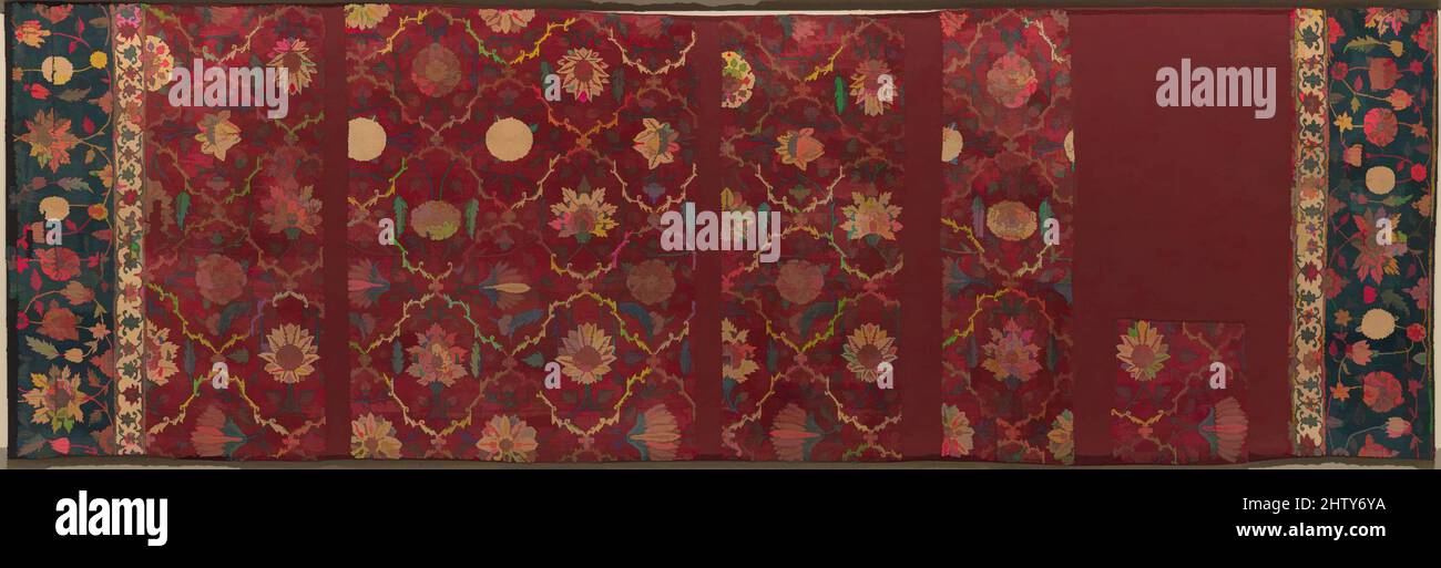 Art inspired by Fragments of a Trellis Pattern Carpet, ca. 1650, Made ...