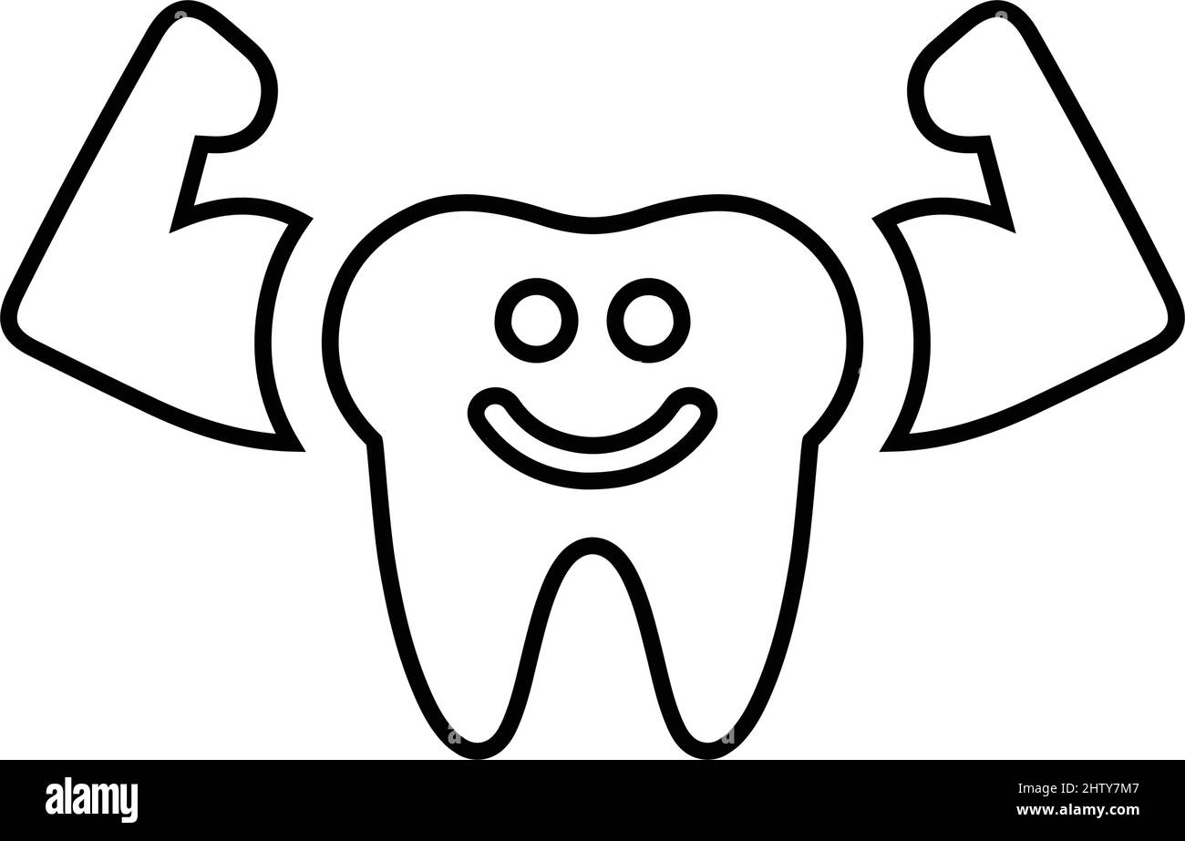 Healthy teeth icon- Perfect use for print media, web, stock images ...