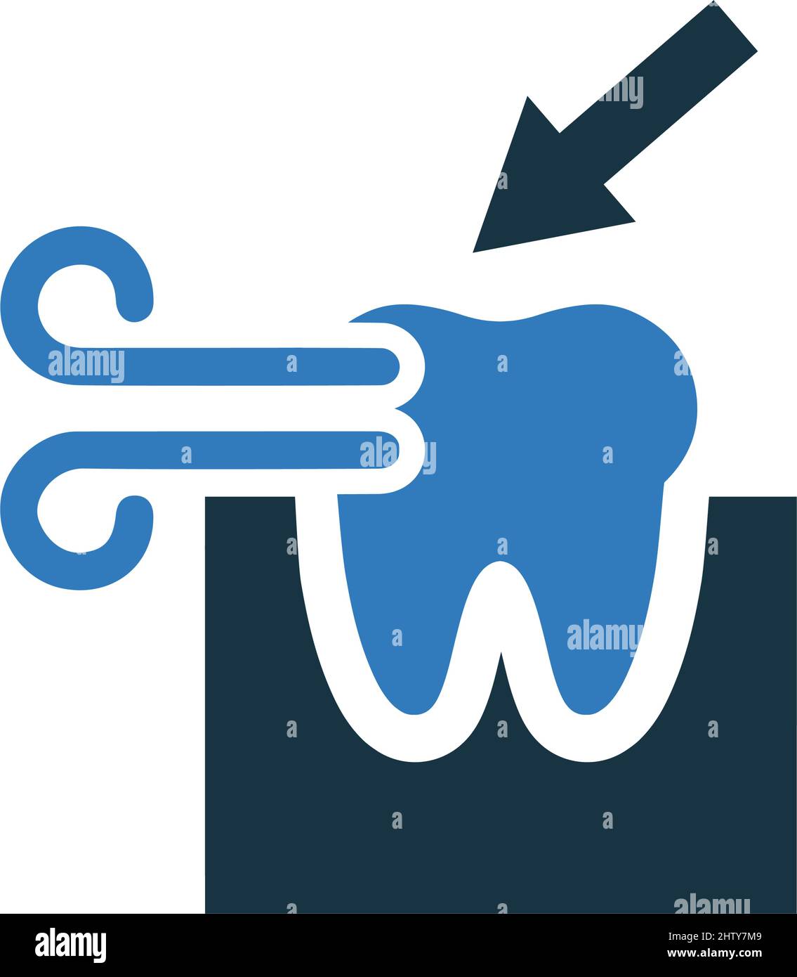 Teeth sensitivity icon- Perfect use for print media, web, stock images ...