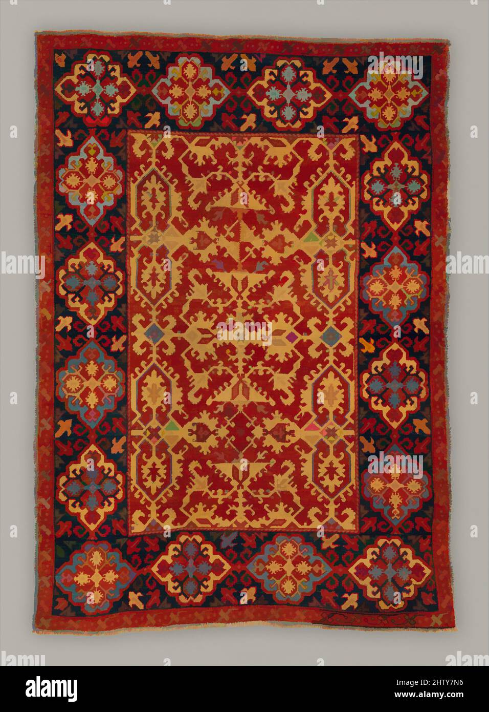 Art inspired by Ornamental Lotto' carpet, ca. 1600, Attributed to ...