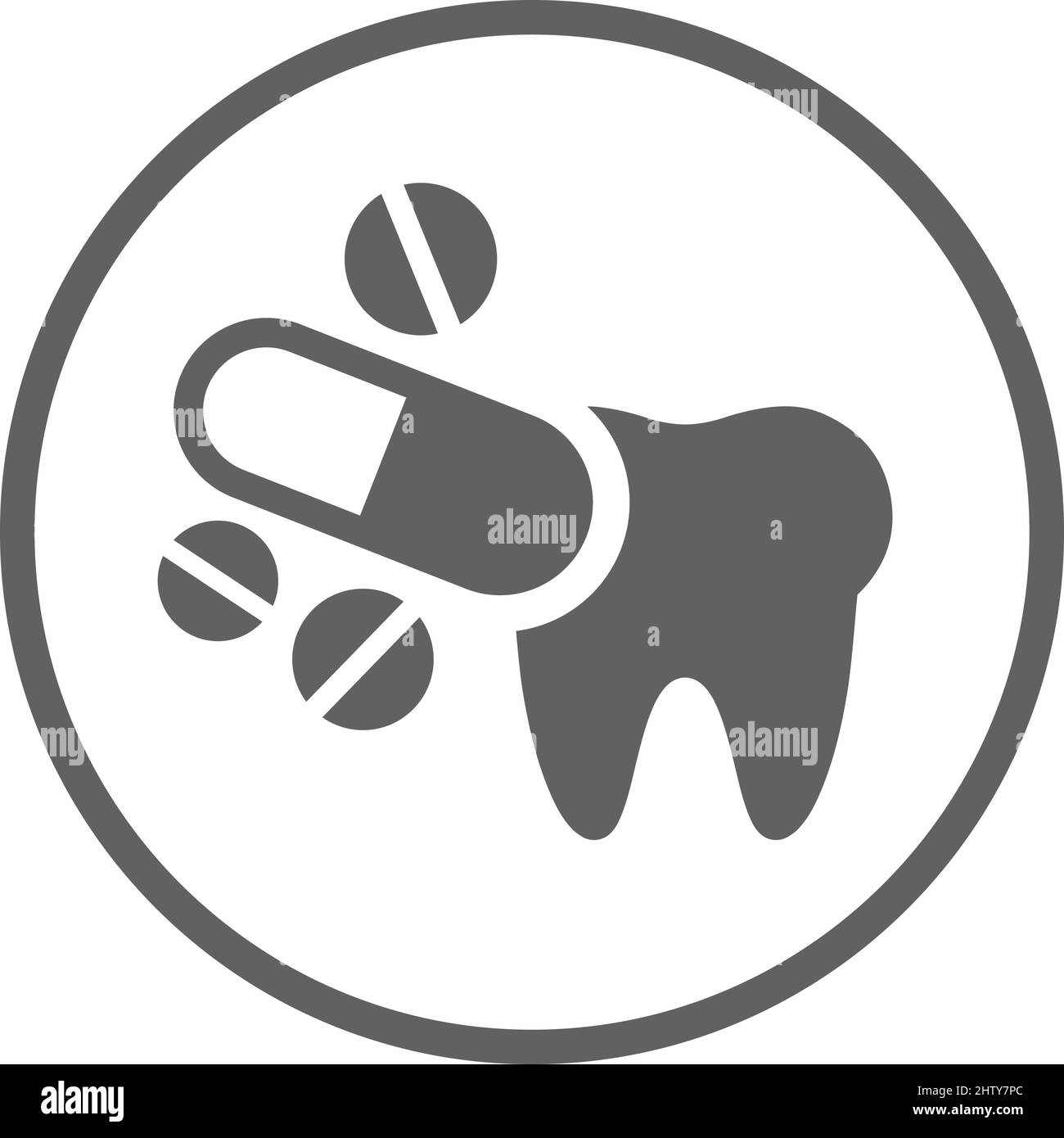 Tooth Drug, medicine icon - Simple vector illustration for graphic and ...