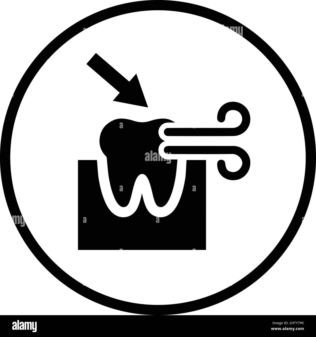 Teeth sensitivity icon- Perfect use for print media, web, stock images ...