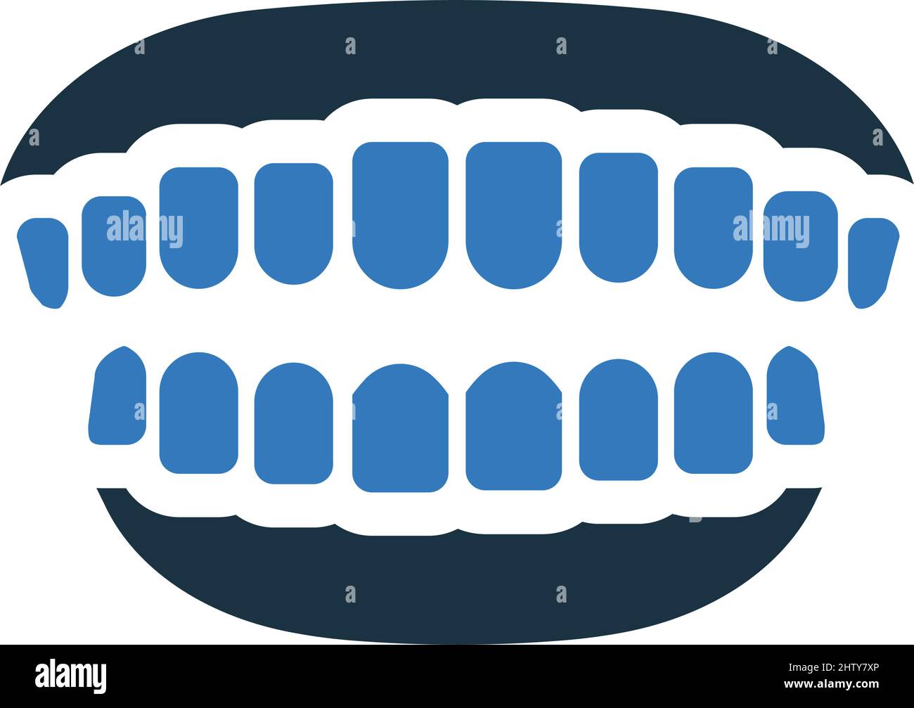 Aligned tooth icon- Perfect use for print media, web, stock images ...