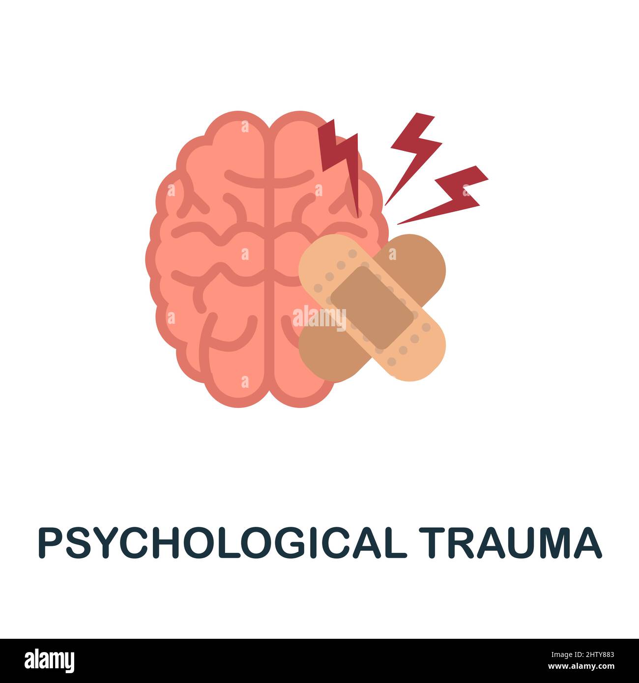 Psychological trauma Stock Vector Images - Alamy