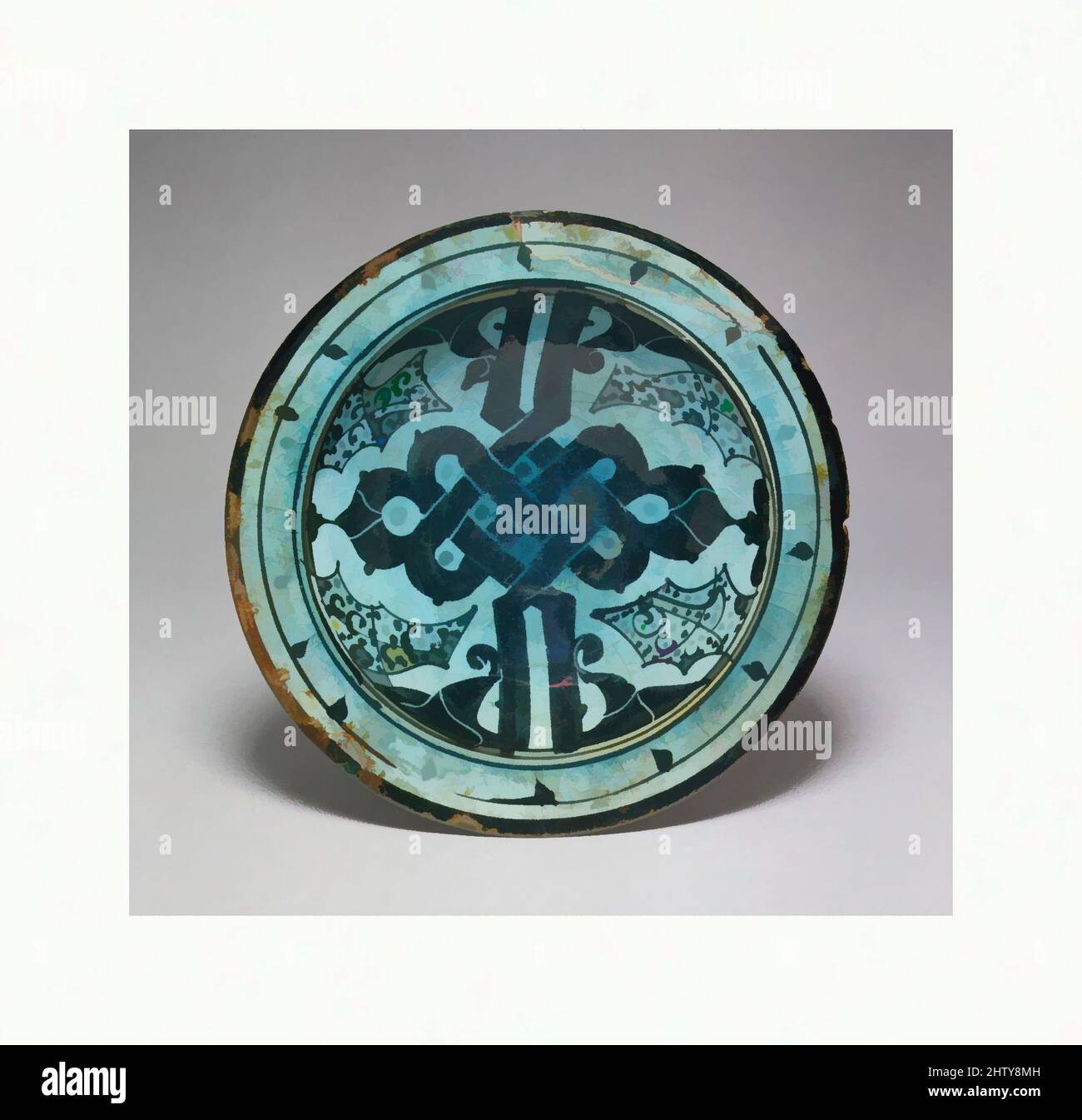 Art inspired by Bowl with Alif-lam Motif, 12th century, Probably from ...