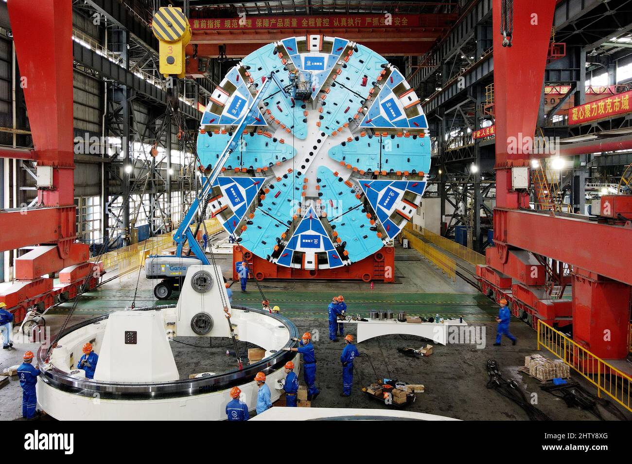 Shanghai. 15th Oct, 2020. Aerial photo taken on Oct. 15, 2020 shows the ...