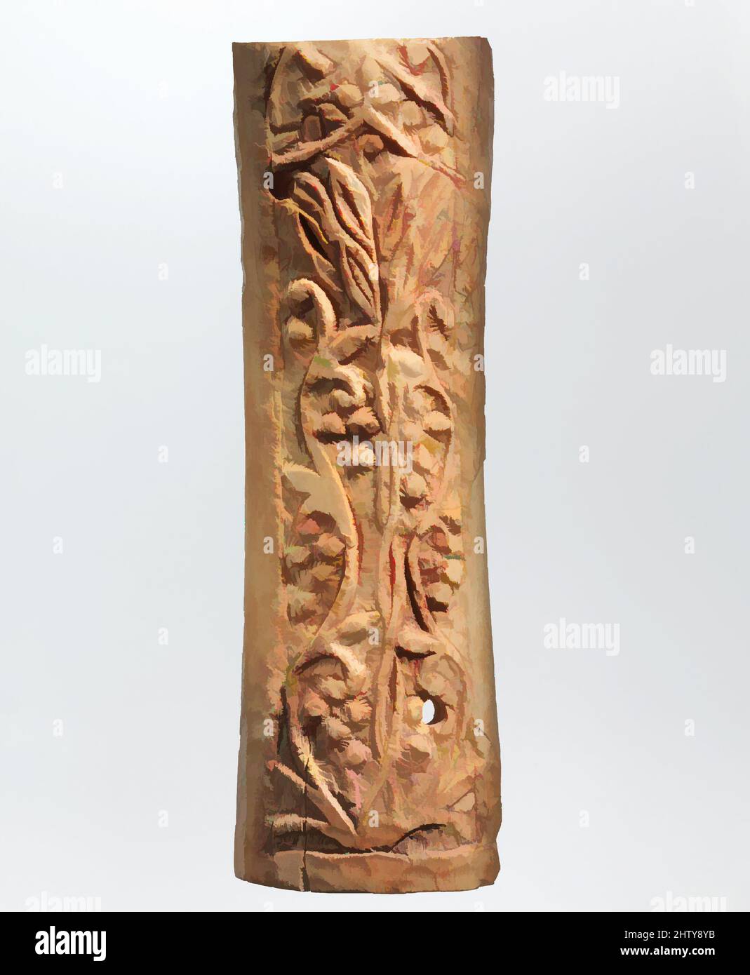 Art inspired by Plaque, 7th–8th century, From Egypt, Bone; carved with ...