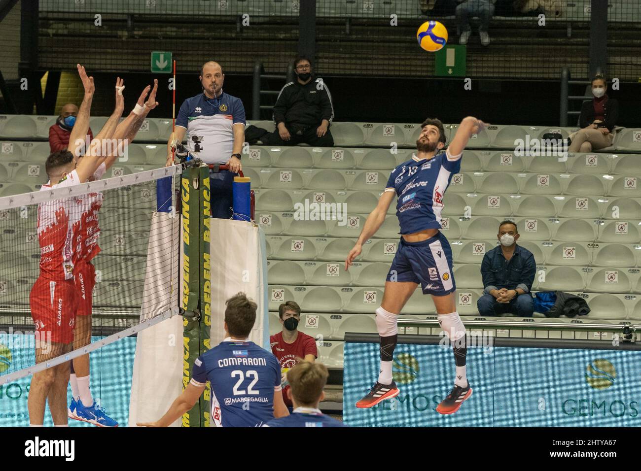 Pala De Andre, Ravenna, Italy, March 02, 2022, Nies Klapwijk (Ravenna ...