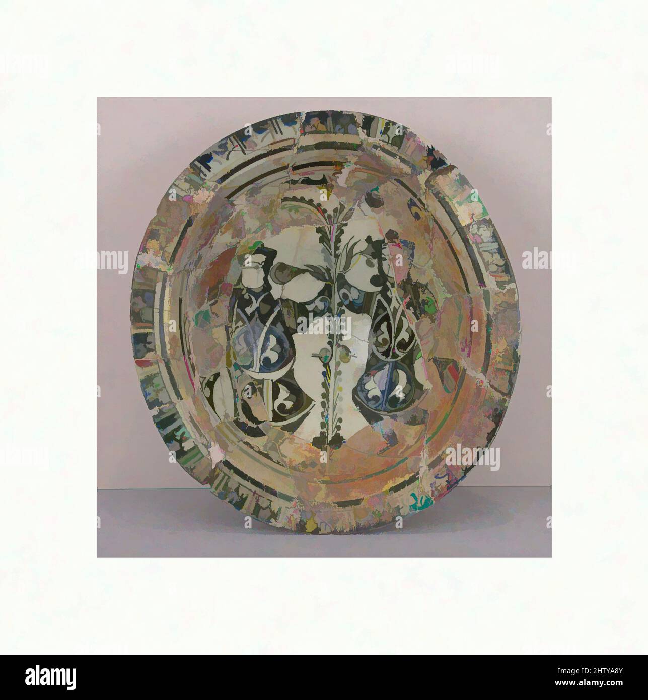 Art inspired by Bowl, 13th century, Attributed to Syria, Raqqa ...