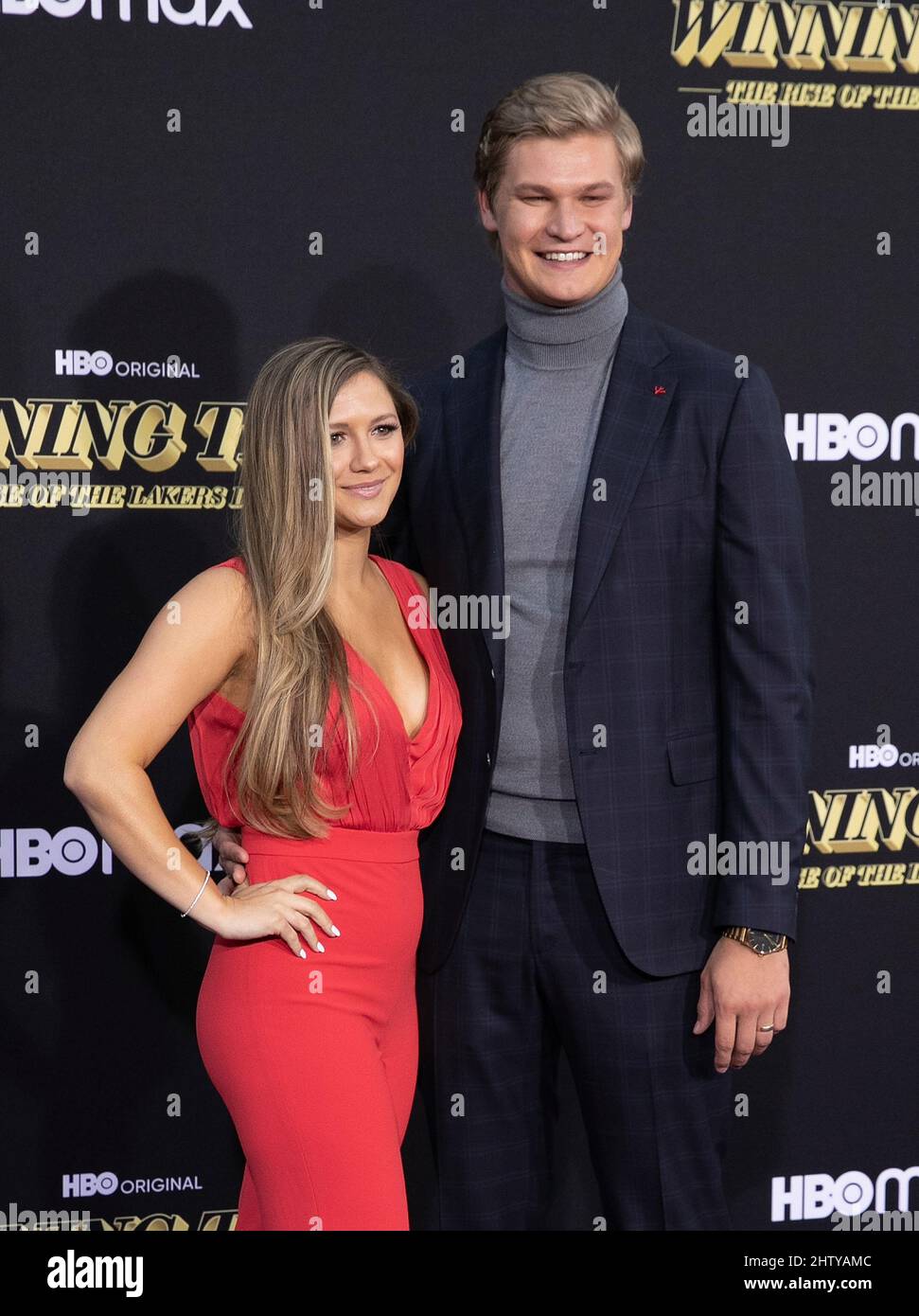 Austin Aaron attends the premiere of HBO's "Winning Time: The Rise of ...