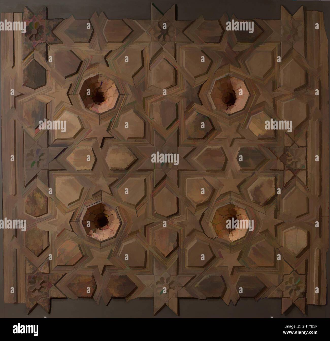 Art inspired by Panel from a Ceiling, 14th–15th century, Made in Spain ...