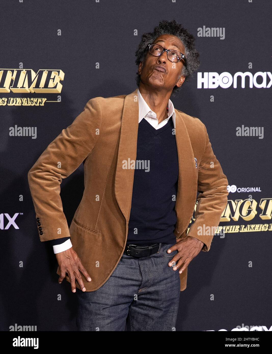 Andre Royo attends the premiere of HBO's "Winning Time: The Rise of the ...
