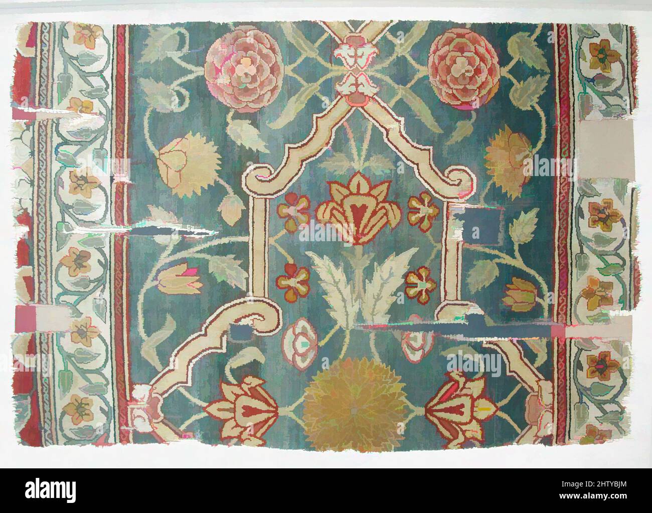 Art inspired by Carpet Fragment, third quarter 17th century, Attributed ...