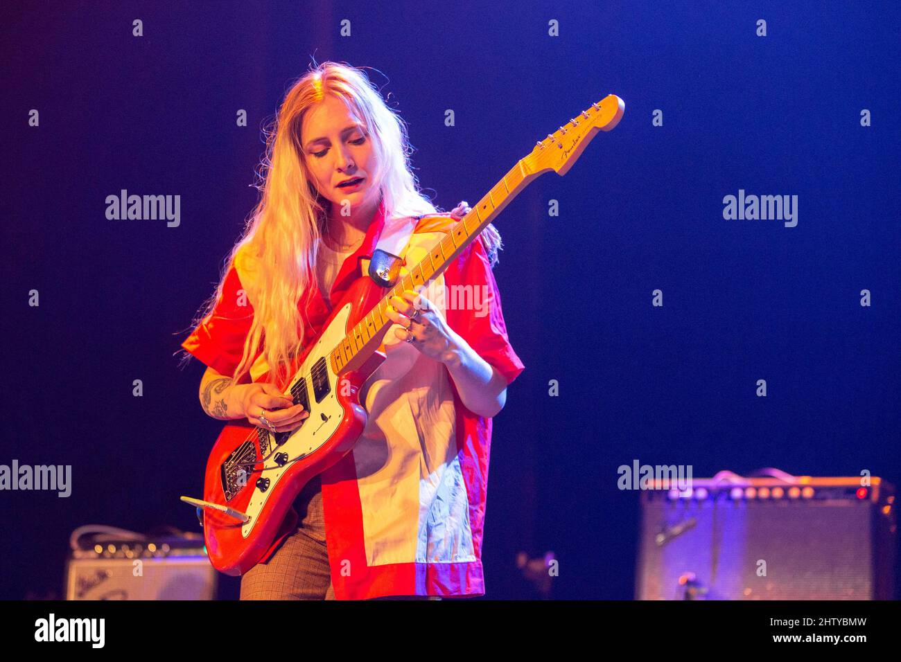Hester Chambers of Wet Leg on March 2, 2022, at the Pabst Theatre in ...