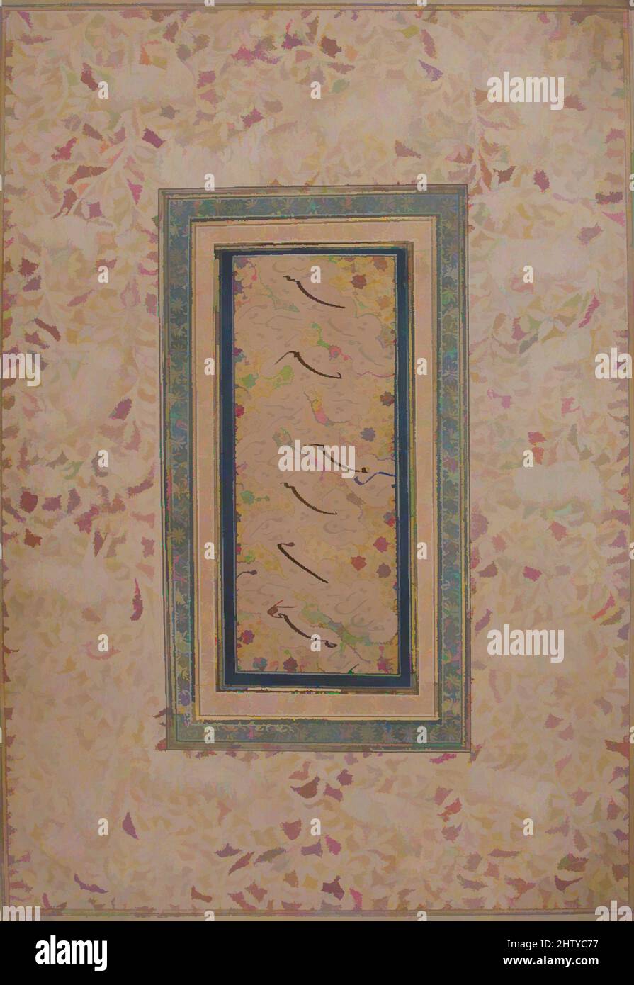 Art inspired by Page of Calligraphy, 17th century, Made in India ...