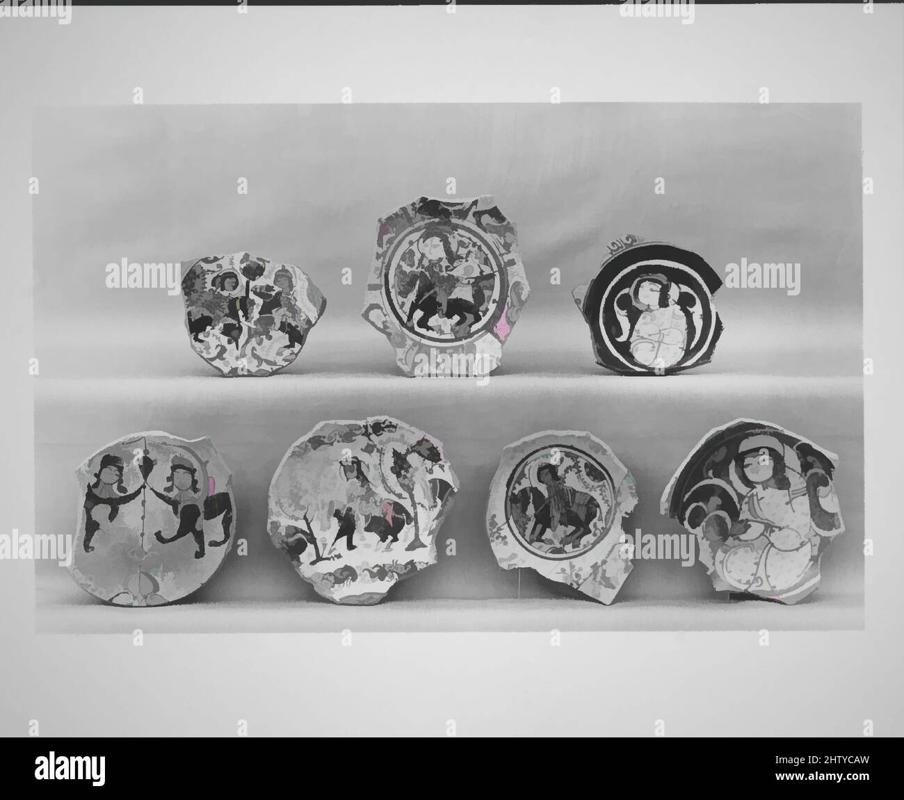 Art inspired by Fragment of a Bowl, late 12th century, Attributed to ...