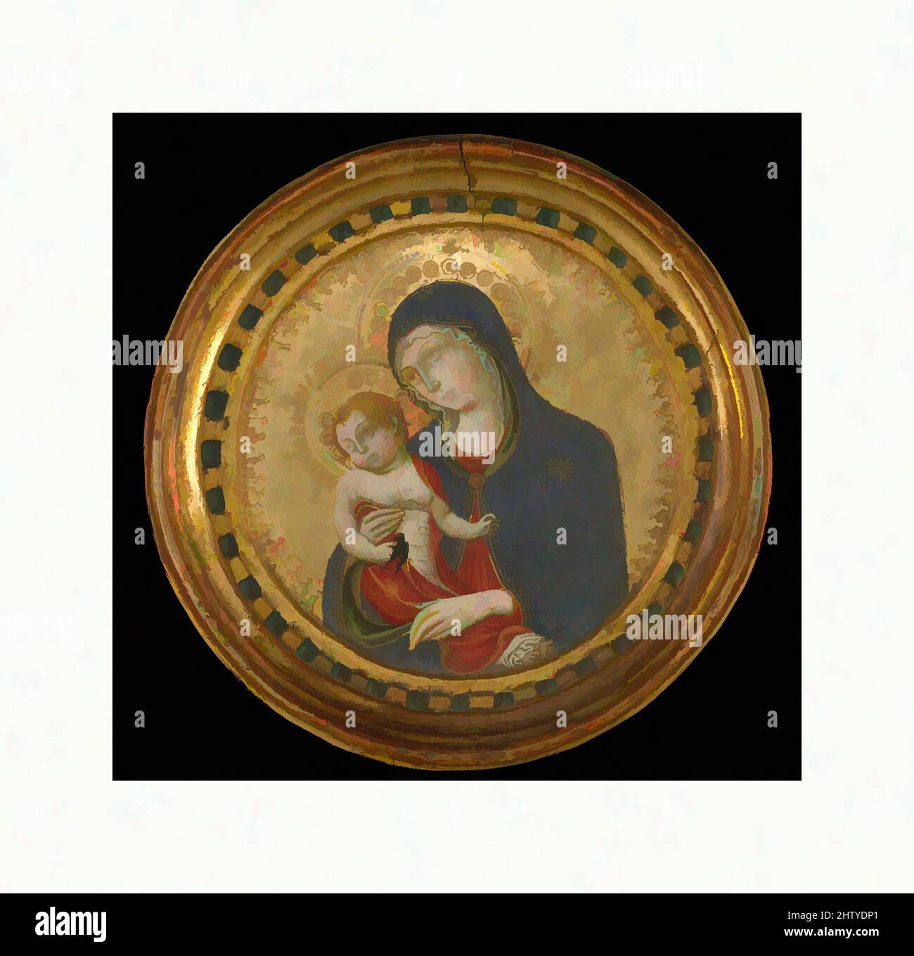 Art inspired by Integral tondo molding, mid-15th century, Sienese ...