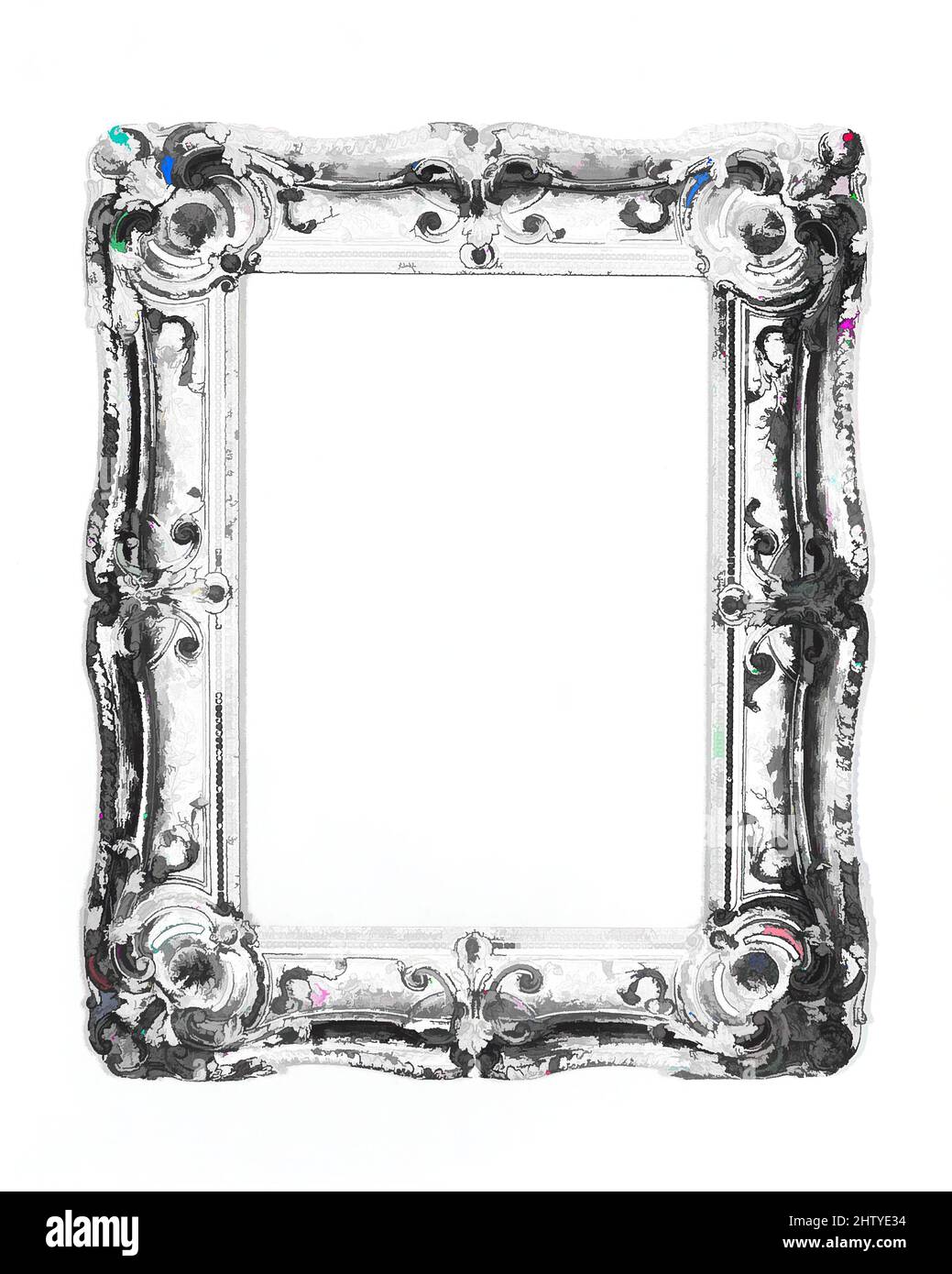 Art inspired by Swept frame, 1750–60, French, Oak lower moldings and ...