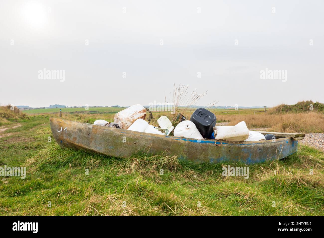 Plastic rubbish from beach, Kelling, Norfolk Stock Photo - Alamy