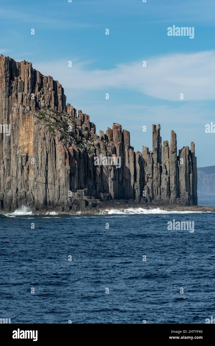 Dolerite Cliffs, Cape Raoul, Tasman Peninsula, Tasmania, Australia ...