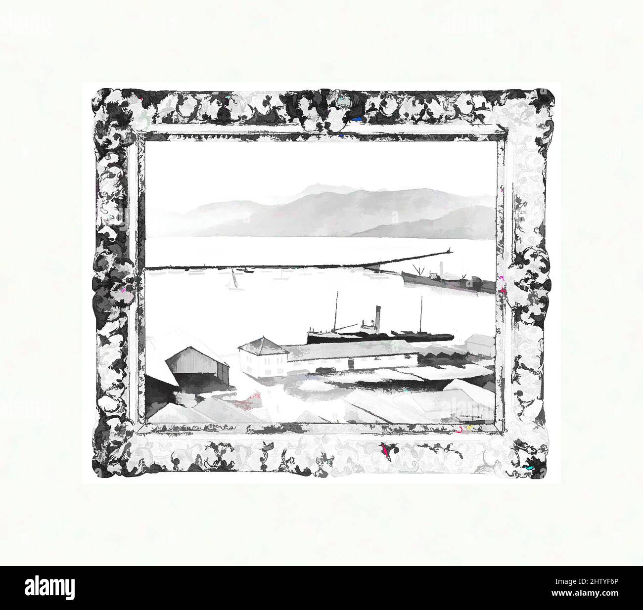 Art inspired by Ovolo frame, ca. 1710, Oak, 33 3/4 x 40 1/4 in. (85.7 x ...