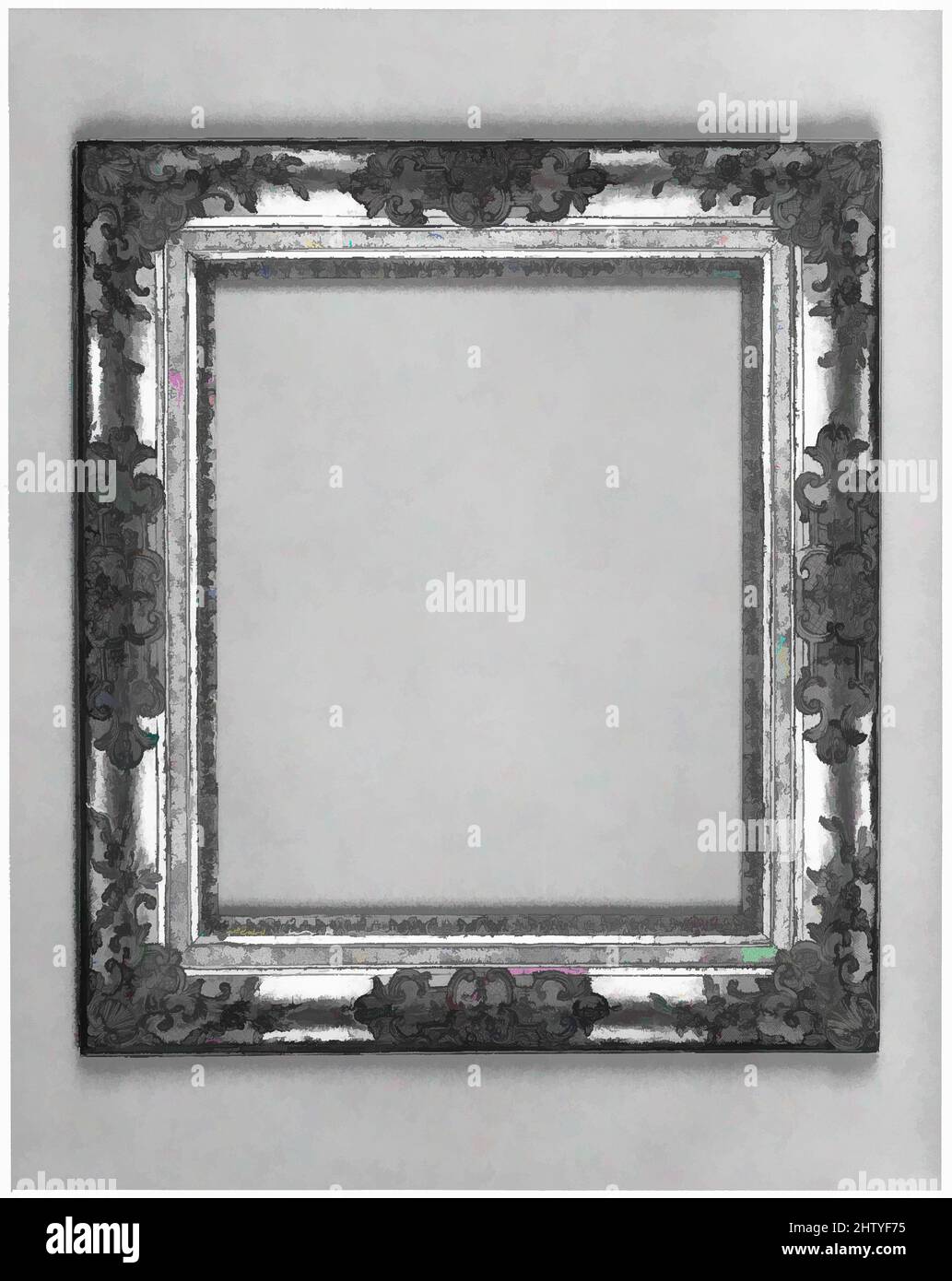 Art inspired by Ogee frame, 1720–30, Netherlandish, Oak lower molding ...