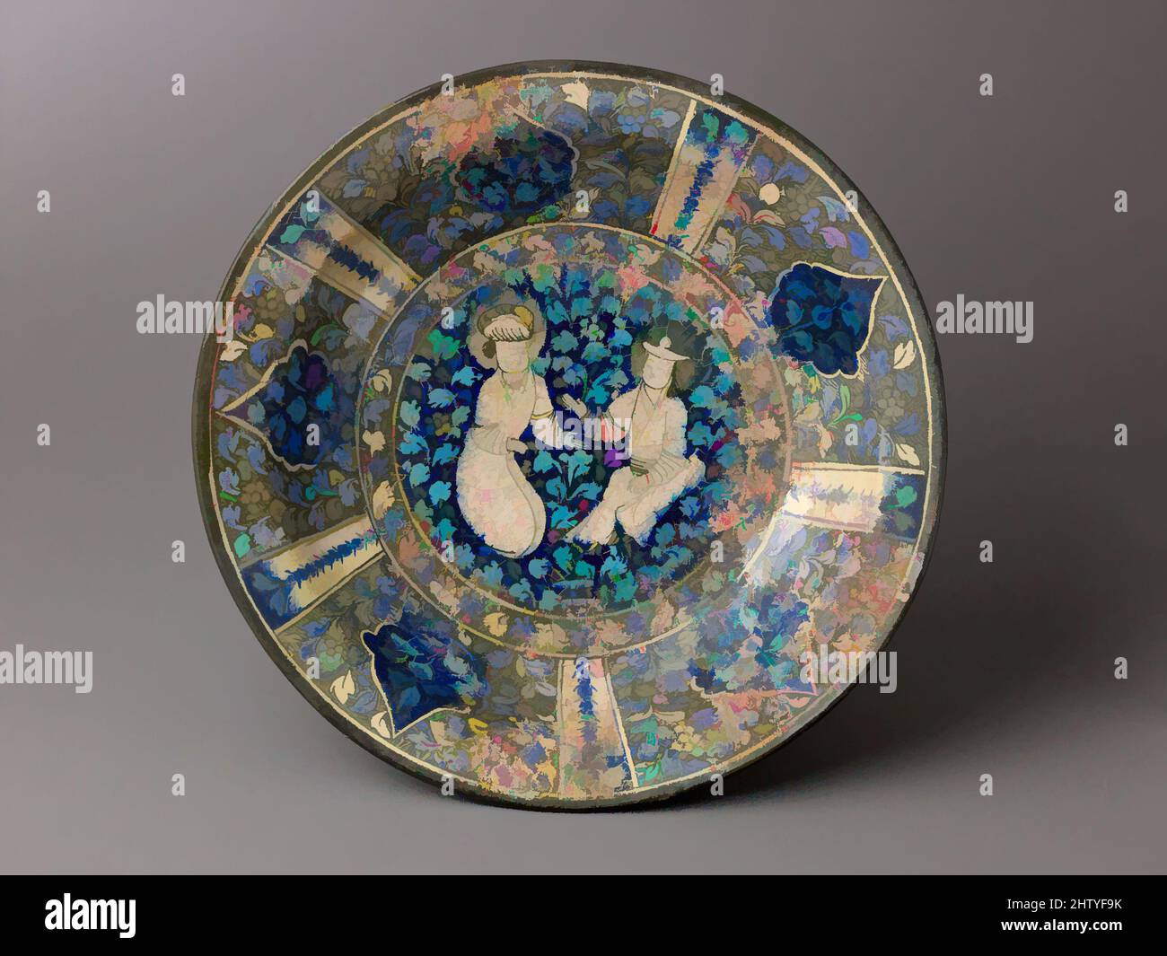 Art inspired by Bowl, first half 14th century, Iranian, Sultanabad ware ...