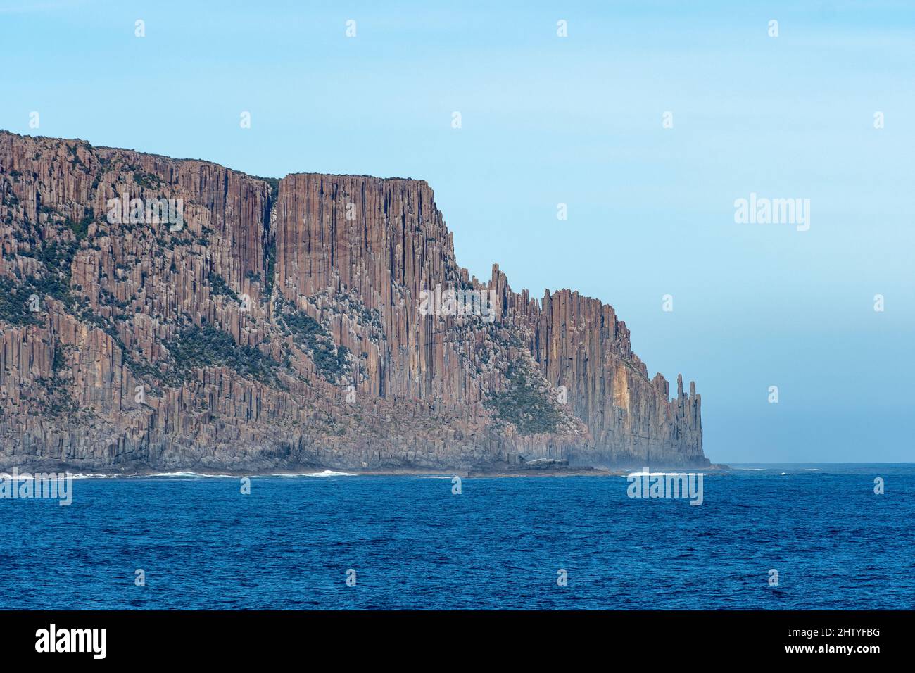 Dolerite Cliffs, Cape Raoul, Tasman Peninsula, Tasmania, Australia ...