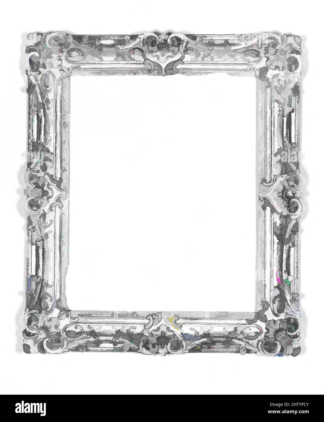 Art inspired by Swept frame, 1740–50, French, Oak lower moldings and ...