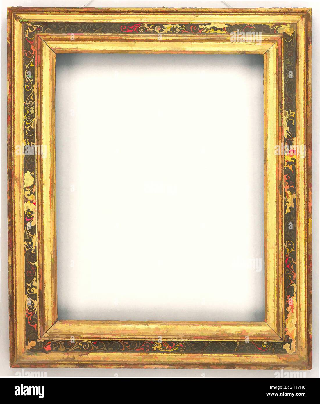 Art inspired by Cassetta frame, mid-16th century, Italian, Venice, Gilt poplar, 58.7 x 49, 43.2 ...