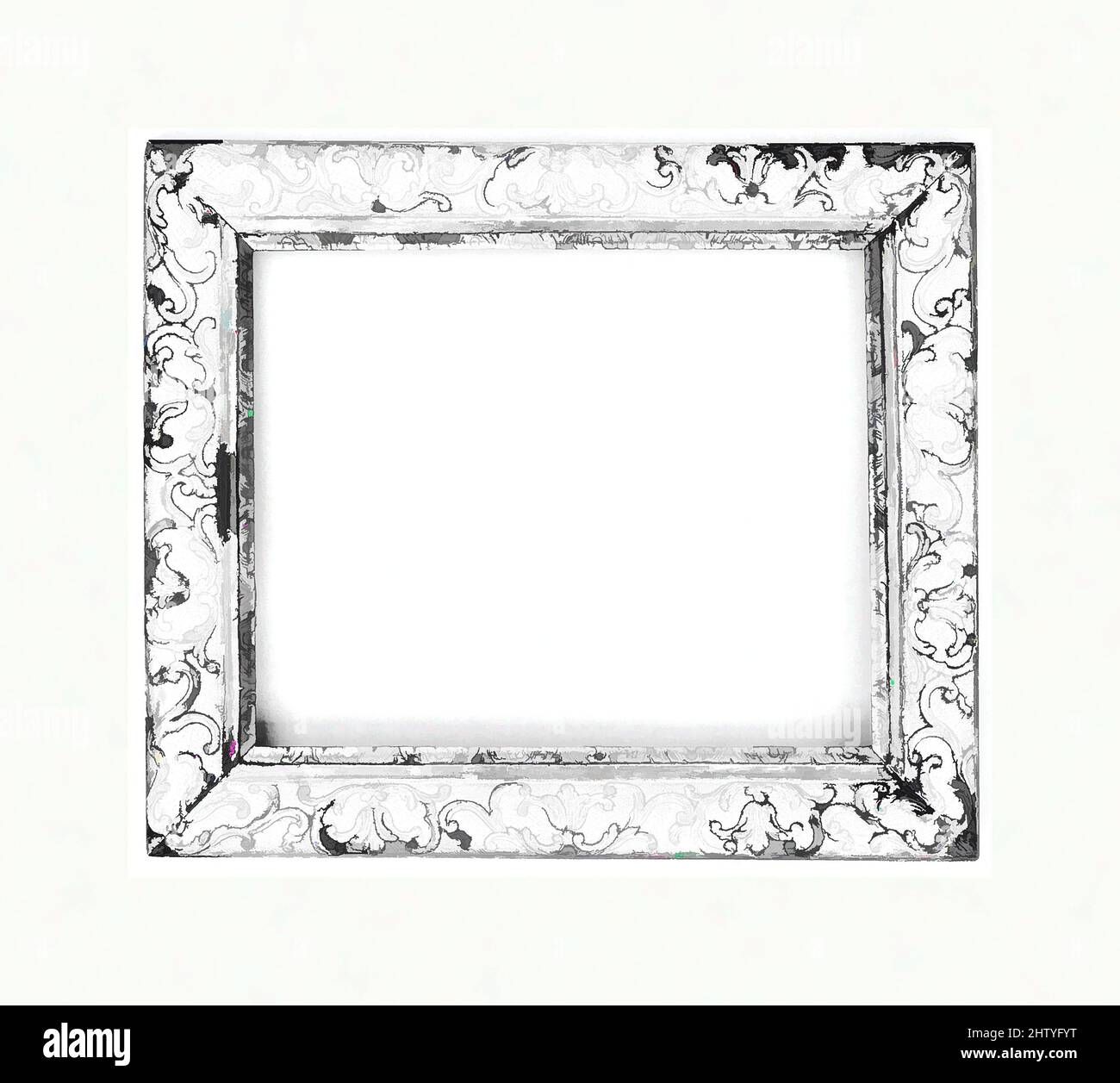 Art inspired by Ovolo frame, ca. 1700, French, Oak, 52 x 60.6, 36 x 45. ...