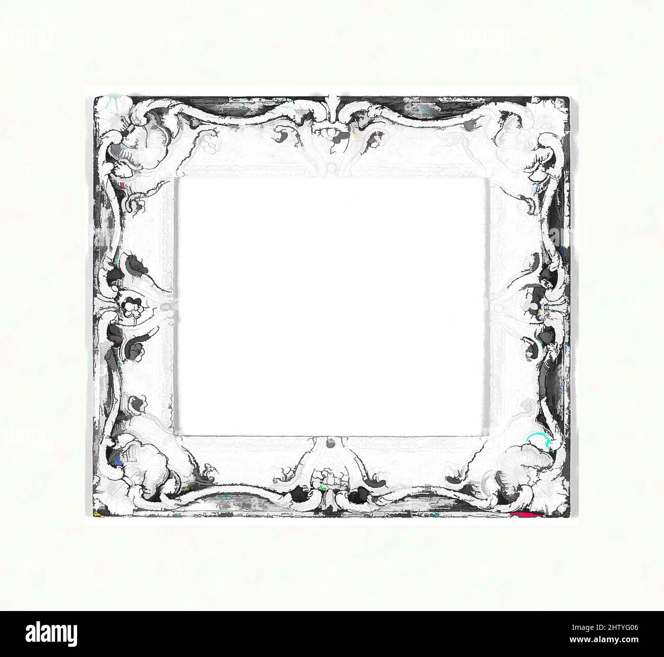 Art inspired by Swept frame, 1750–60, French, Oak lower moldings and ...