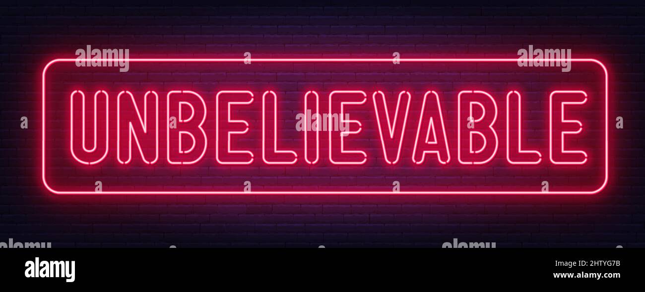 Unbelievable text Stock Vector Images - Alamy