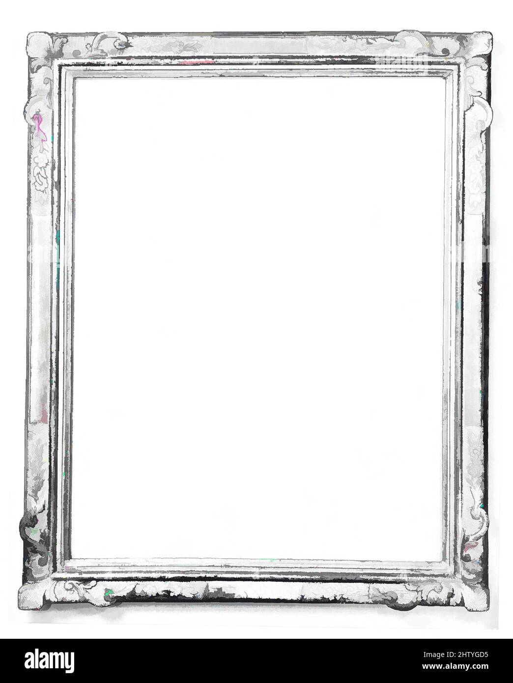 Art inspired by Corner-flower frame, 1690–1700, Southern France ...